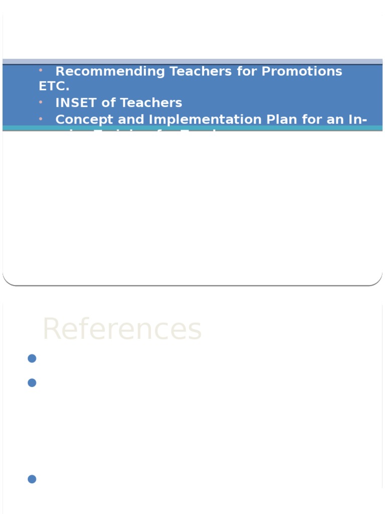 Inset | PDF | Teaching Method | Teachers
