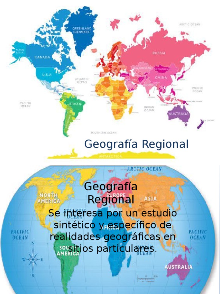 Geografía Regional: Definición y Clasificaciones | PDF | Asia | Américas
