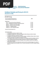 CPA PEP Schedule and Deadlines 2025 | PDF | Certified Public Accountant