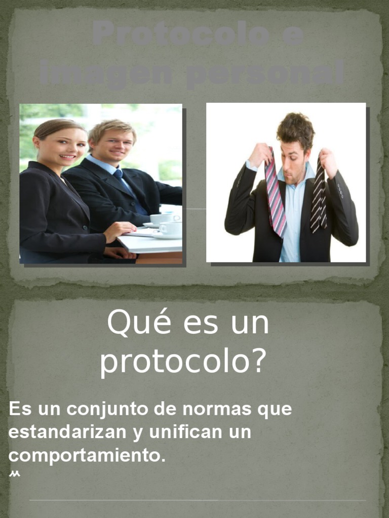 Protocolo e Imagen Personal | PDF | Ropa | Camisa