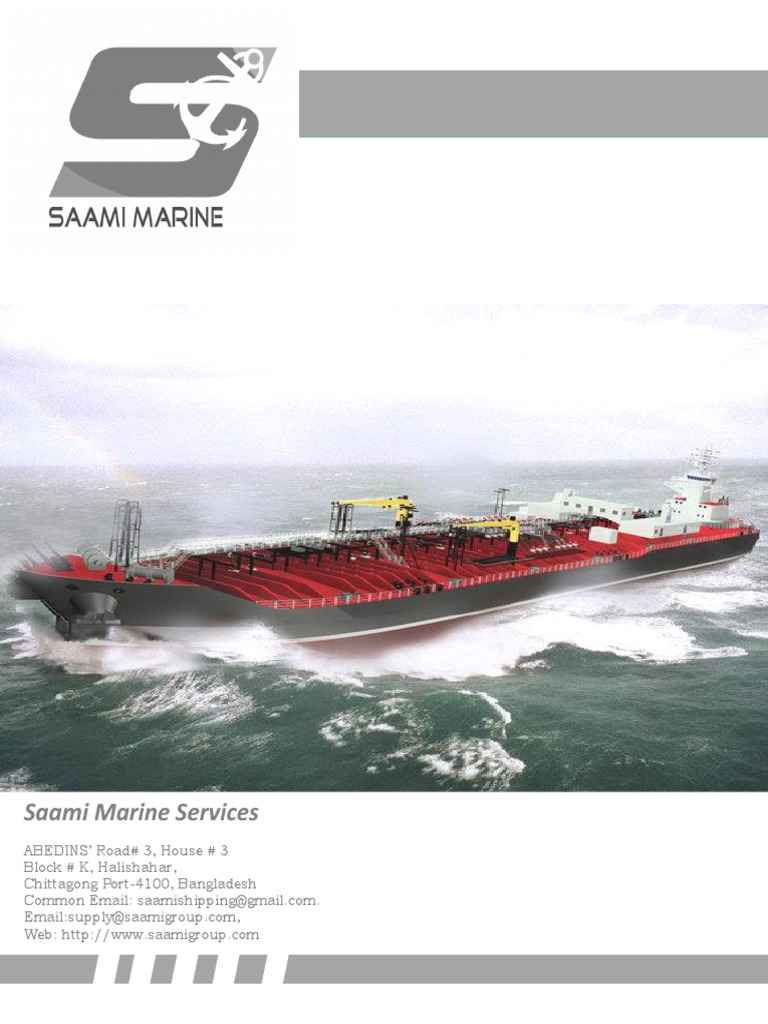 Saami Marine Services-Company Profile | PDF | Fuel Oil | Customer