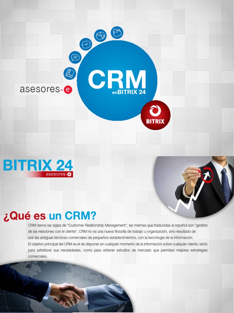 CRM - Brochure Bitrix 24 | PDF | Gestión de la relación con el cliente | Correo electrónico