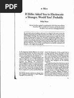 Elevator Experiment | PDF | Conformity | Experiment