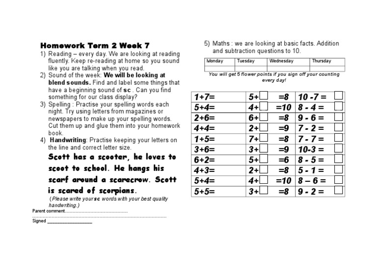 Homework Term2 Week 5 SC SK | PDF