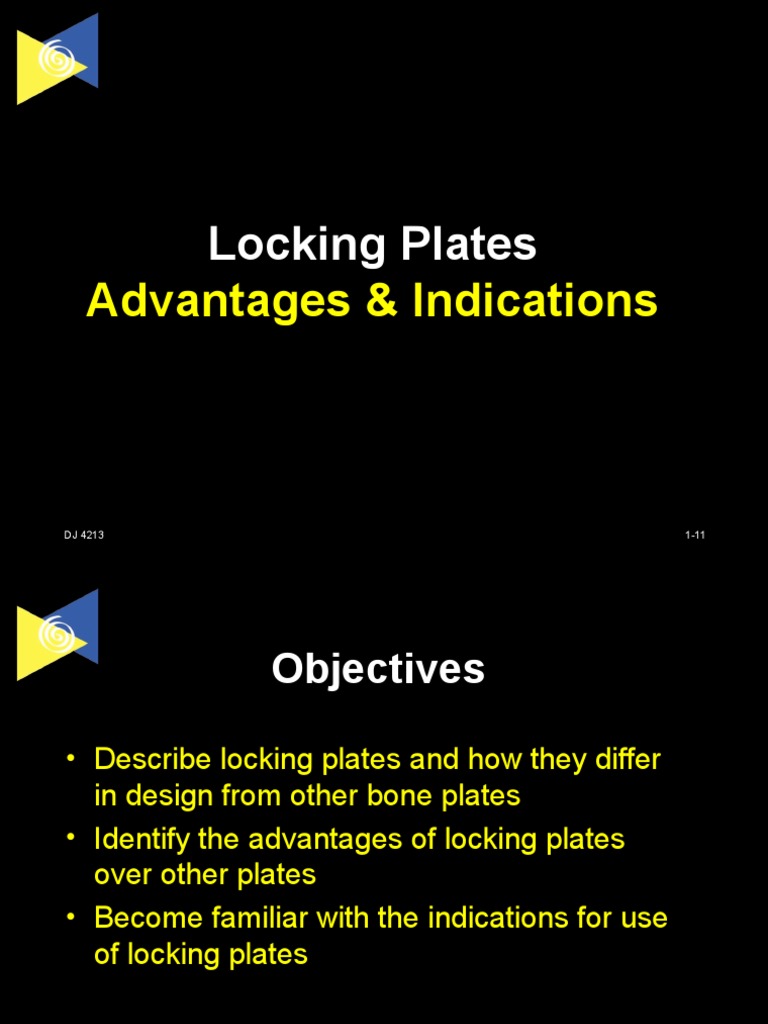 Locking Plates: Design and Benefits | PDF | Screw | Bone
