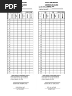 DTR - Daily Time Record (Form 48) | PDF