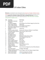 Classification of Indian Cities for HRA | PDF