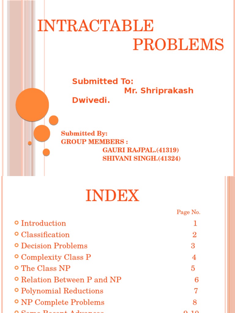 Intractable | PDF | Computational Complexity Theory | Time Complexity