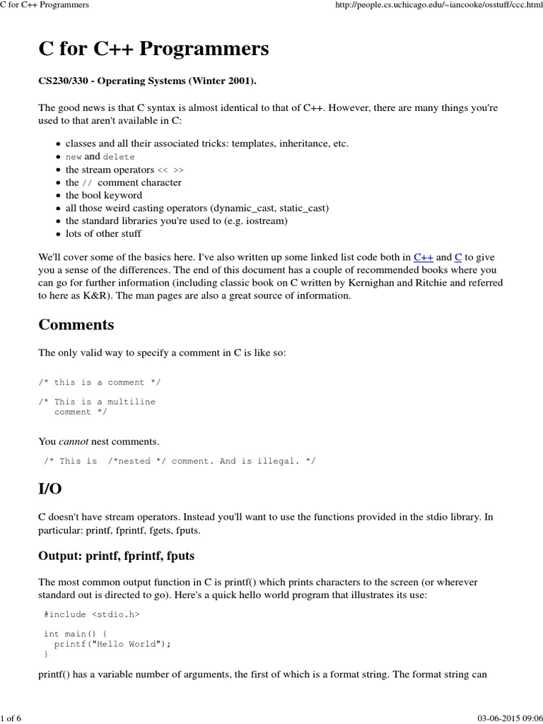 C For C Programmers Pdf C Programming Language Computer 4527