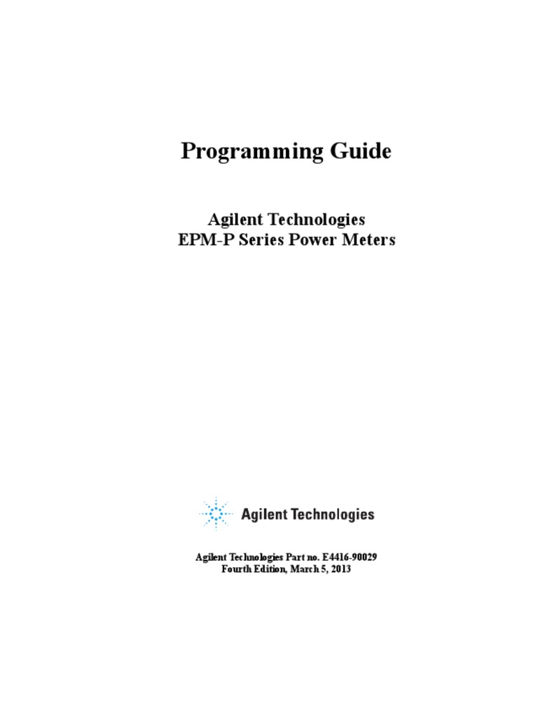 E4416 Programming Guide | PDF | Fuse (Electrical) | Electrical Engineering