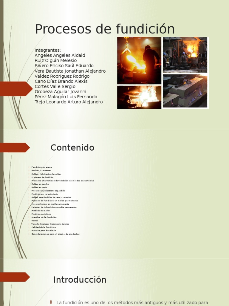 Procesos de Fundición | Fundición (metalurgia) | Aluminio