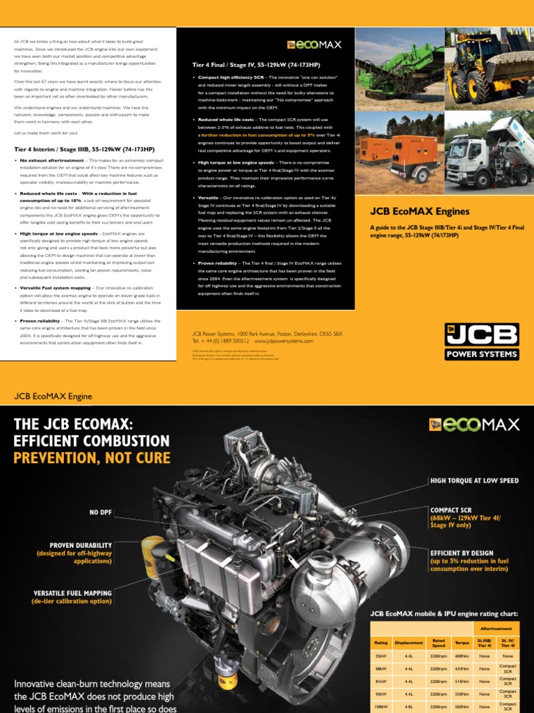 EcoMAX Engine Handout English2 | PDF | Engines | Rotating Machines