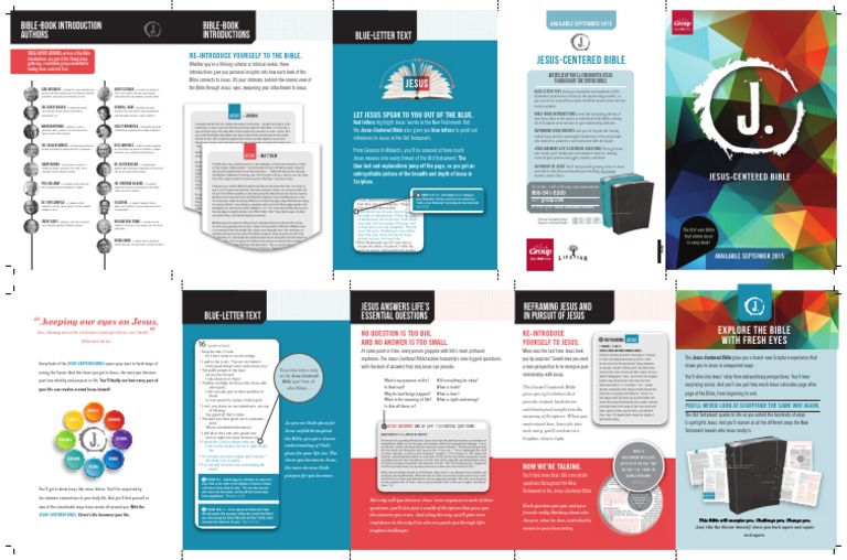 Jesus-Centered Bible | PDF | Meaning Of Life | Bible