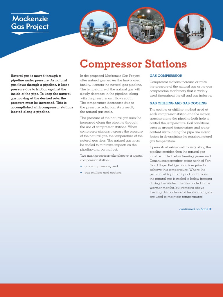 Compressor Stations in Mackenzie Gas Project | PDF