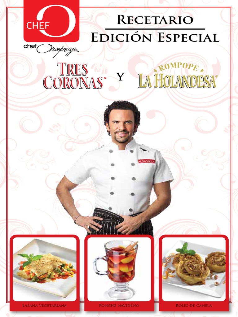 Chef Oropeza - Recetario Edicion Especial 2011 | PDF | Carbohidratos ...