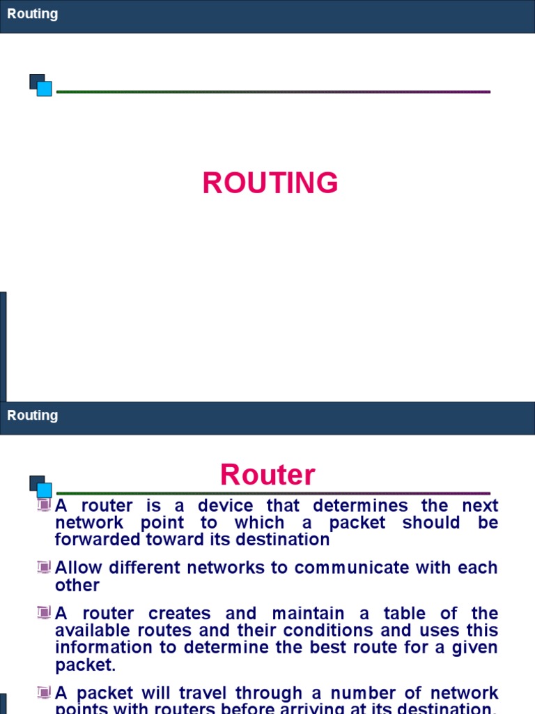 Lecture 10 | Download Free PDF | Routing | Computer Network
