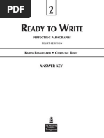 Great Writing 2: Great Paragraphs (5th Edition) - Answer Key | PDF ...