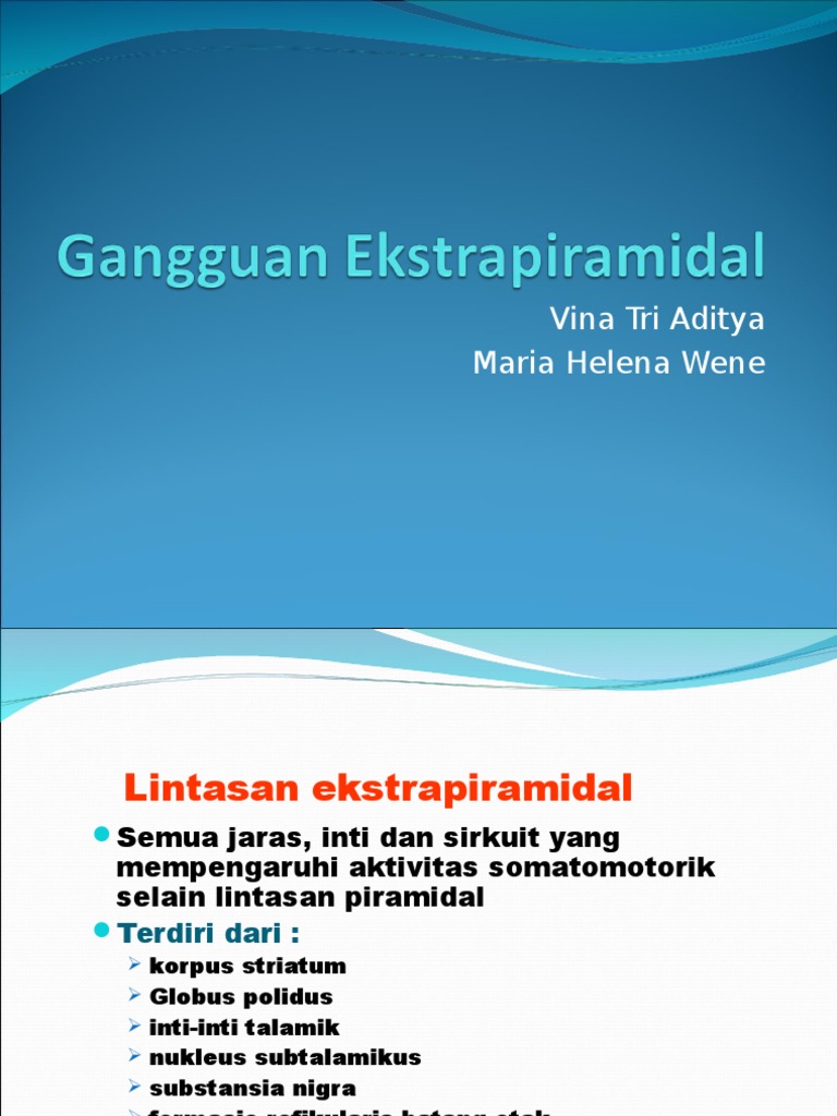 Ekstrapiramidal | PDF