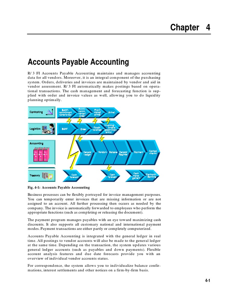 SAP Accounts Payable Accounting | Cheque | Accounts Payable