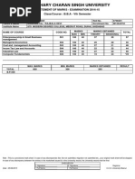 B.tech Marksheet | PDF