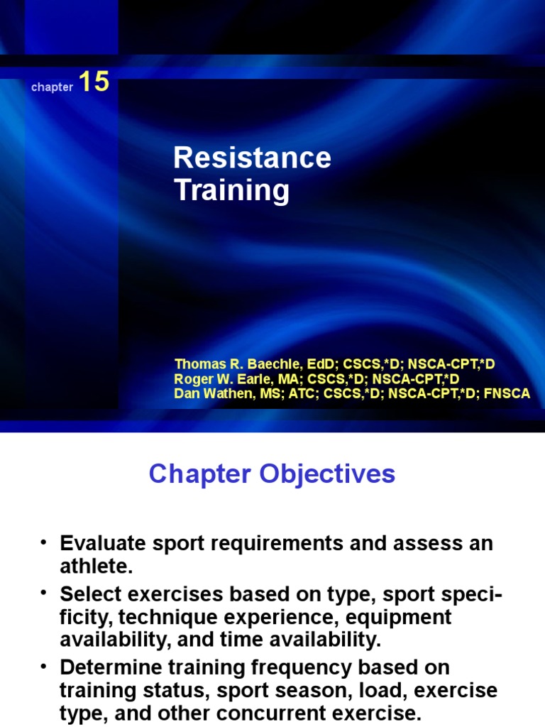NSCA 3E Chap151 | PDF | Strength Training | Muscle Hypertrophy