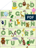 Simple English Alphabet Chart | PDF