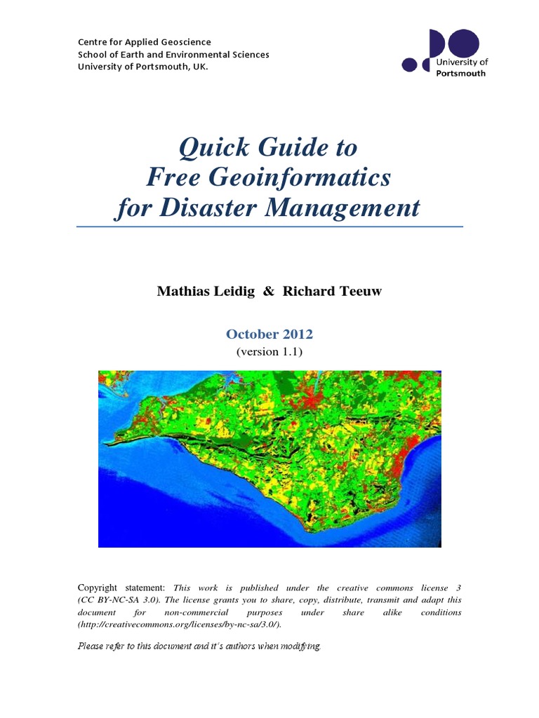 Guide To Geoinformatics | PDF | Geographic Information System | Free Software