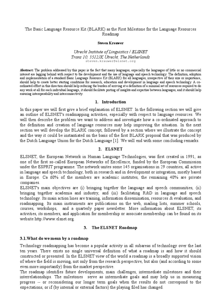 Basic Language Research Paper | PDF | Parsing | Speech Synthesis