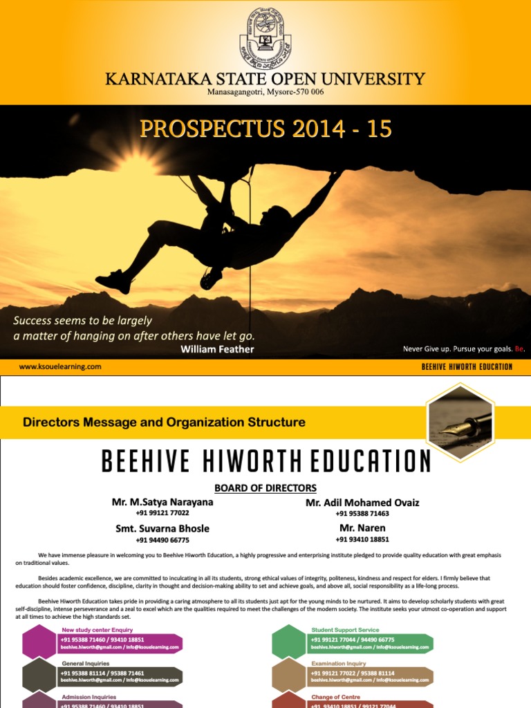 Beehive Education Academy Prospectus 2014-15. Bangalore | PDF ...