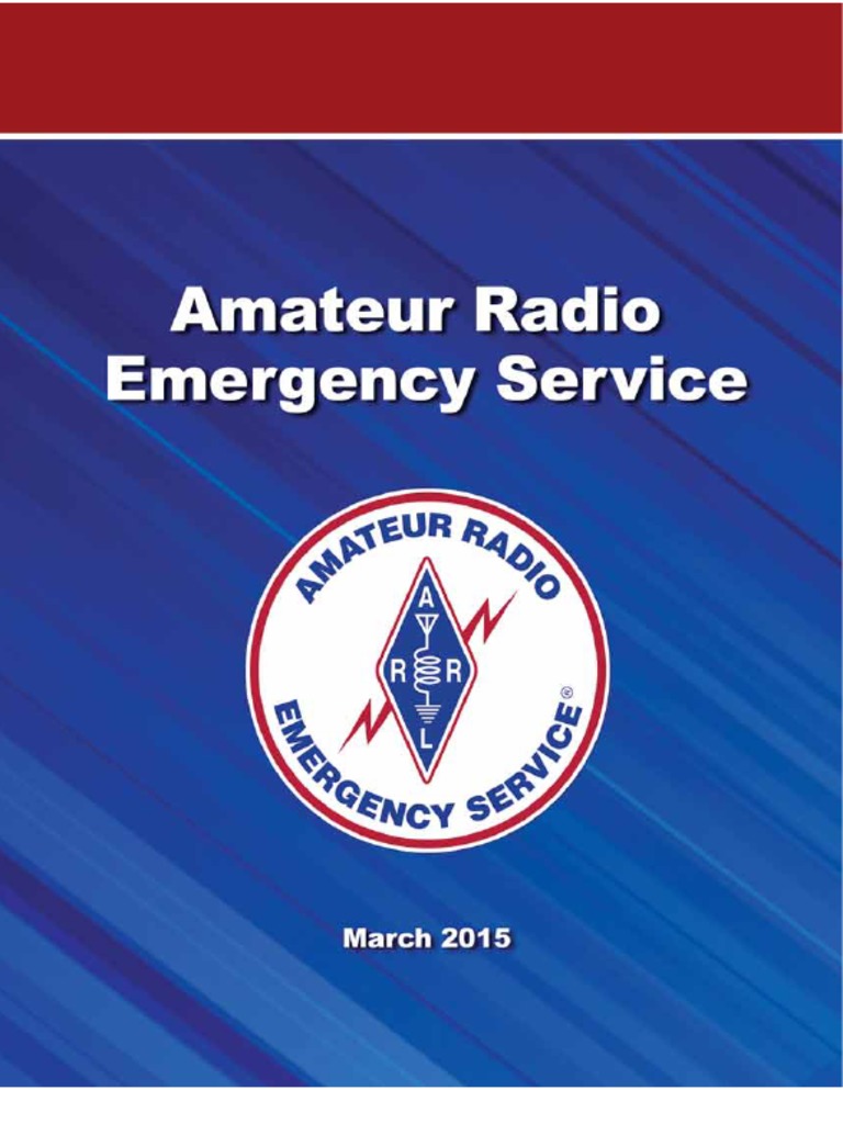 ARES Manual 2015 | PDF | Amateur Radio | Incident Command System