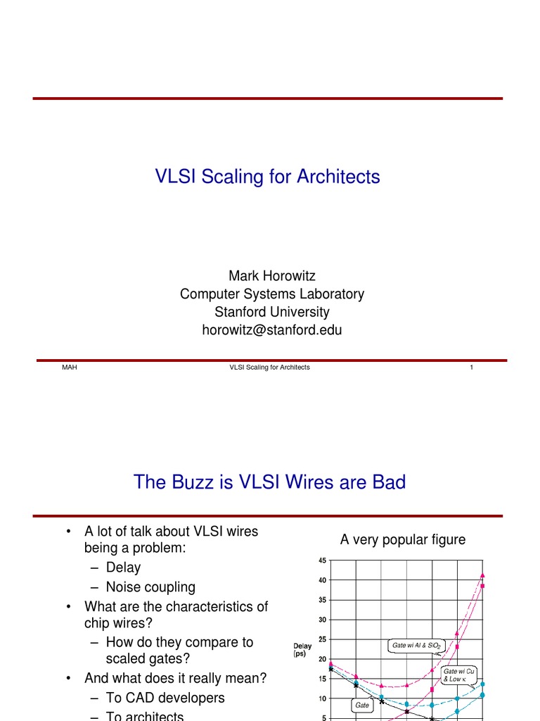 VLSI Scaling For Architects | PDF