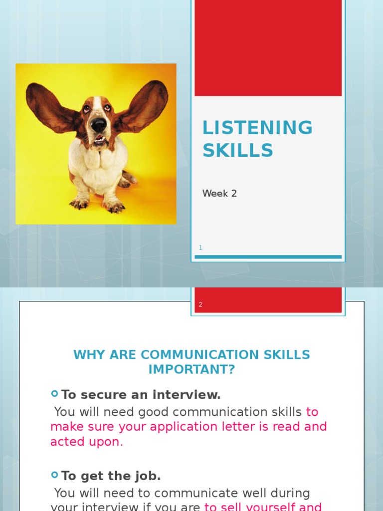 Listening Skills | PDF | Attention | Mind