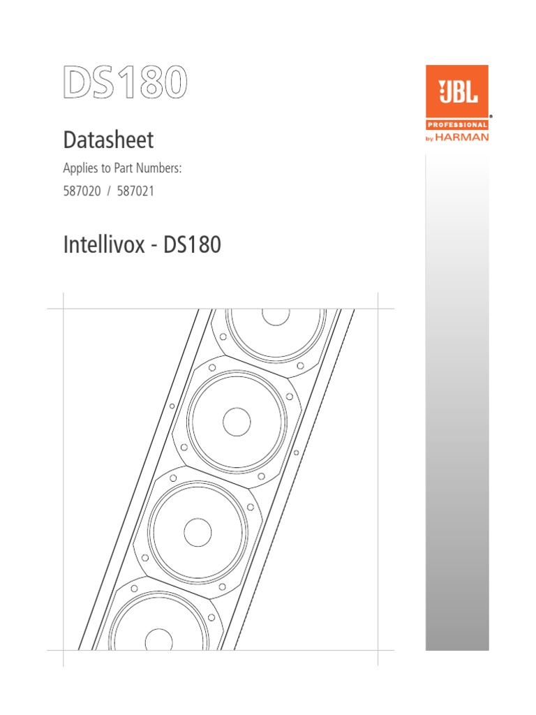 Intellivox DS180 Data 011614 | PDF | Digital Signal Processing | Amplifier
