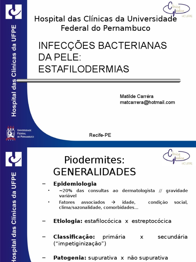 Piodermite | PDF | Especialidades médicas | Doenças e distúrbios