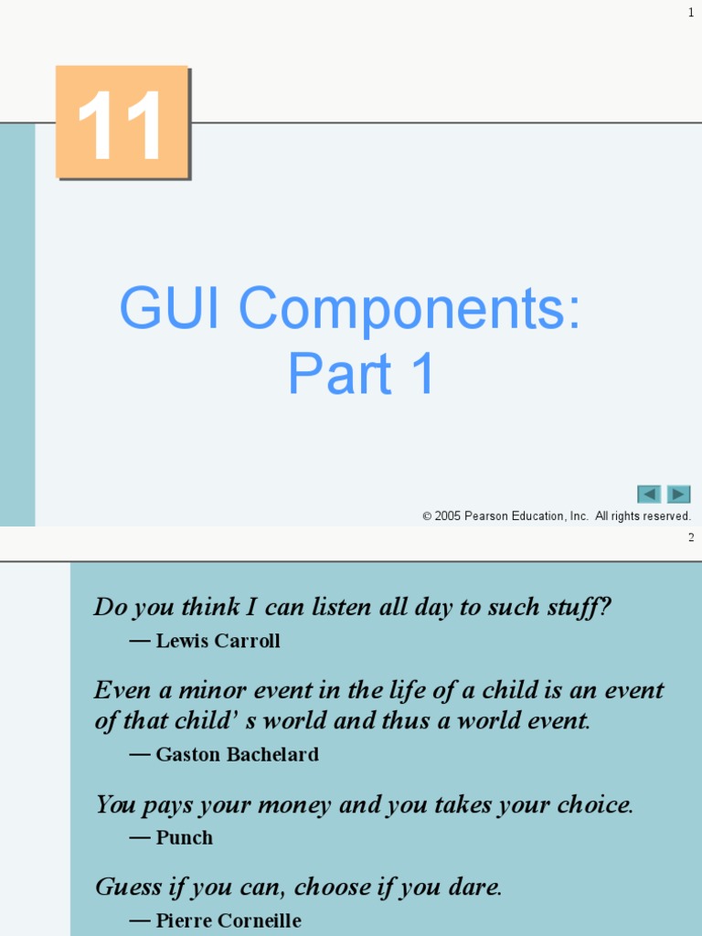 Creating and Customizing GUI Labels | PDF | Class (Computer Programming ...
