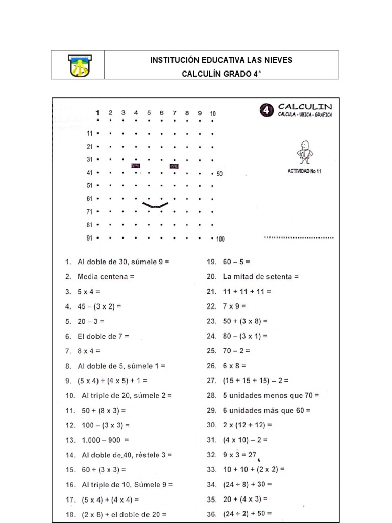 calculín N° 11