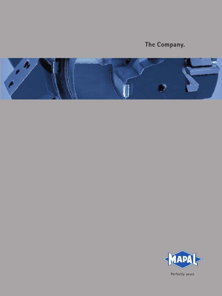 The Company Aalen, Mapal | PDF | Machining | Reliability Engineering