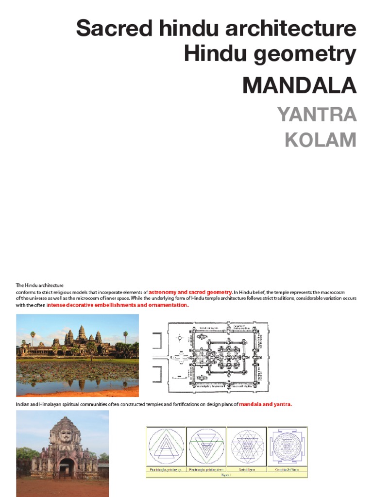 Hindus Sacred Geometry - 1 | PDF