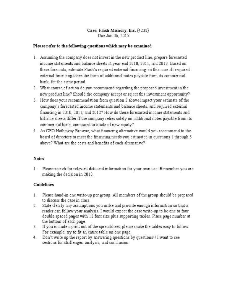 Flash Memory Guidelines | PDF