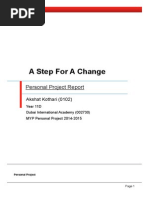 Myp Design Cycle Process Journal | PDF | Communication | Cognition