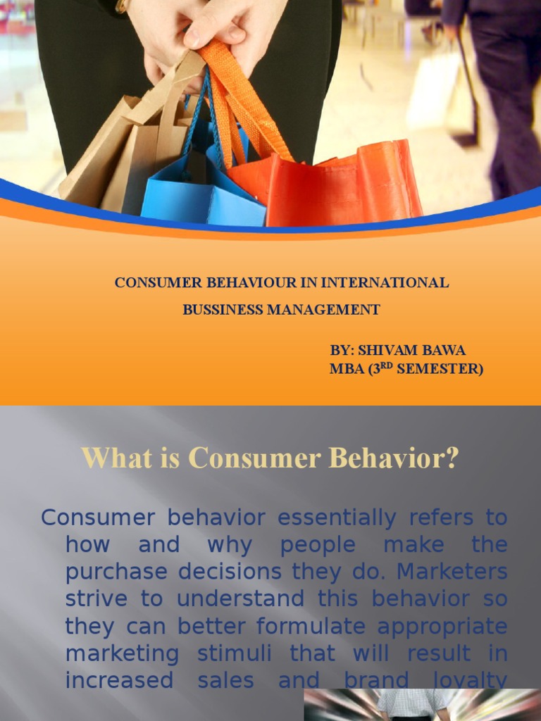 Consumer Behavior in International Business | PDF | Consumer Behaviour ...