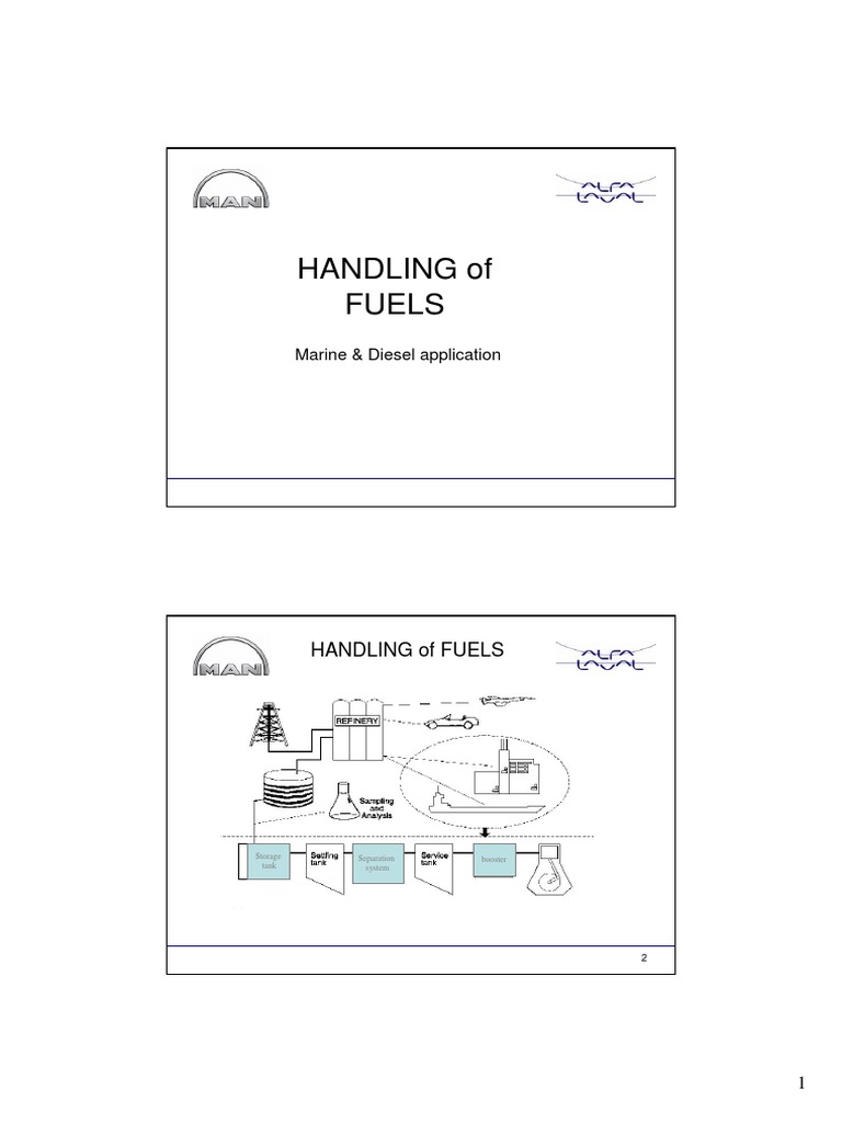 1 Fuel Oil Handling Handout | PDF | Fuel Oil | Pump
