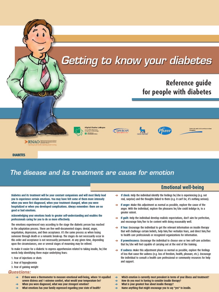 Ref - Guide For People With Diabetes | PDF | Diabetes Mellitus Type 2 ...
