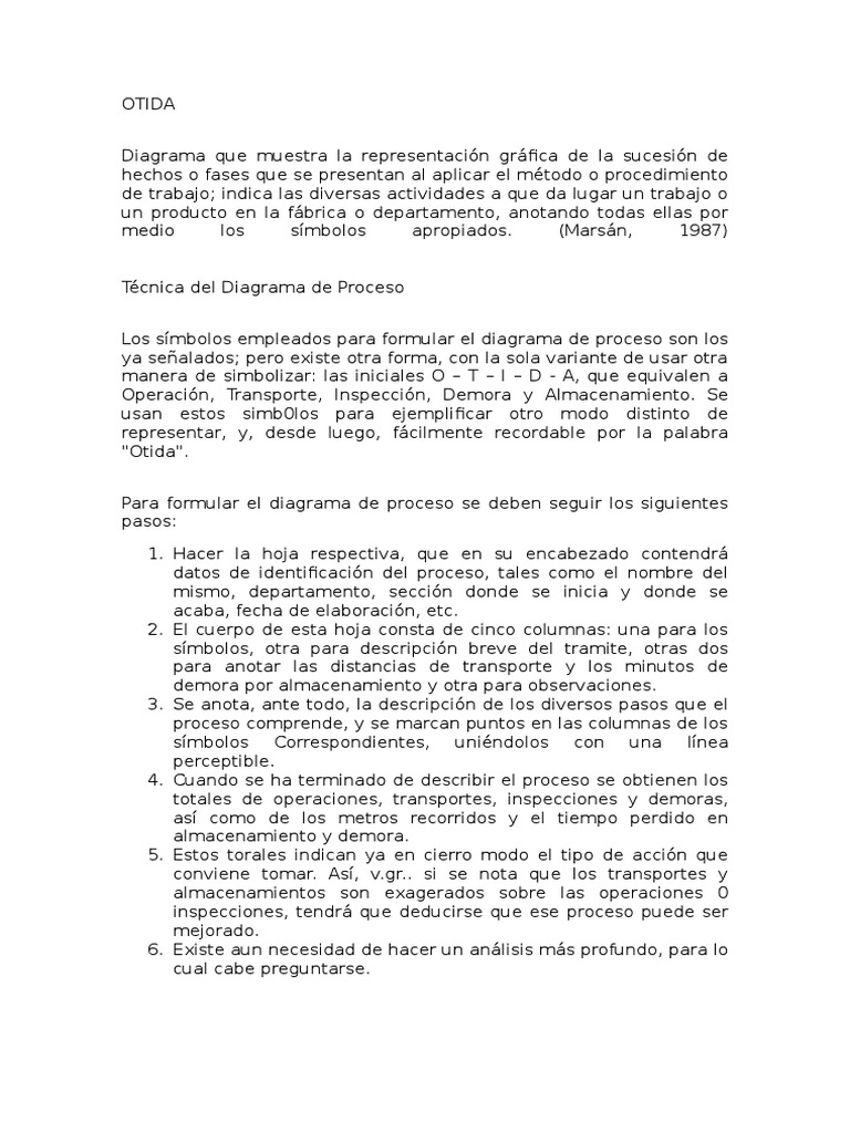 OTIDA | PDF | Métodos y materiales de enseñanza