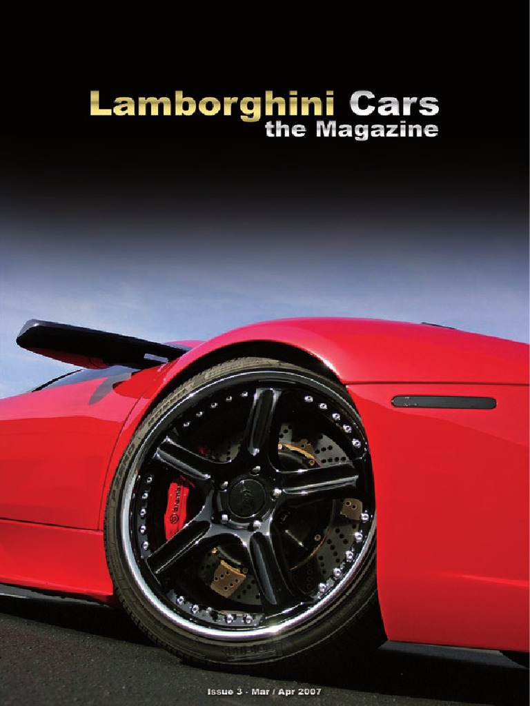 The Magazine Lambo | PDF | Automobiles | Vehicles