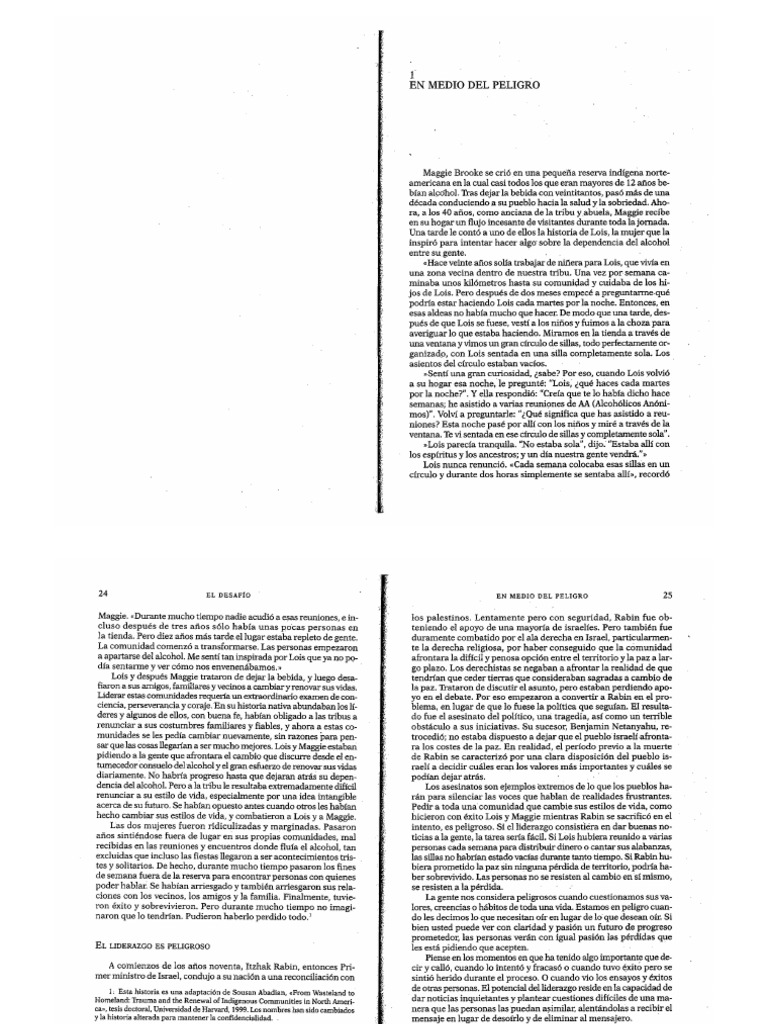 Heifetz, Linsky - Liderazgo Sin Límites (Cap. 1) | PDF