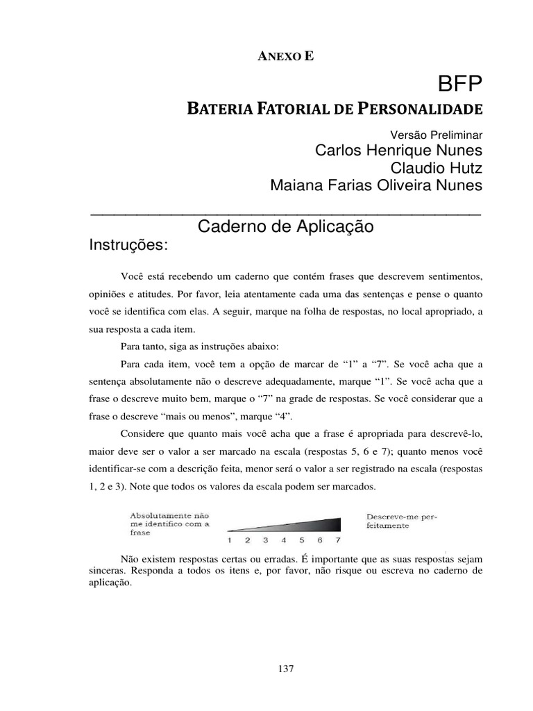 Teste BFP | PDF