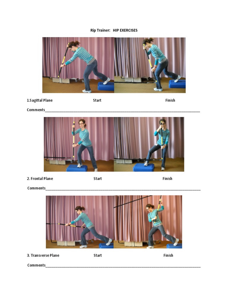 Hip Exercises Rip Trainer | PDF
