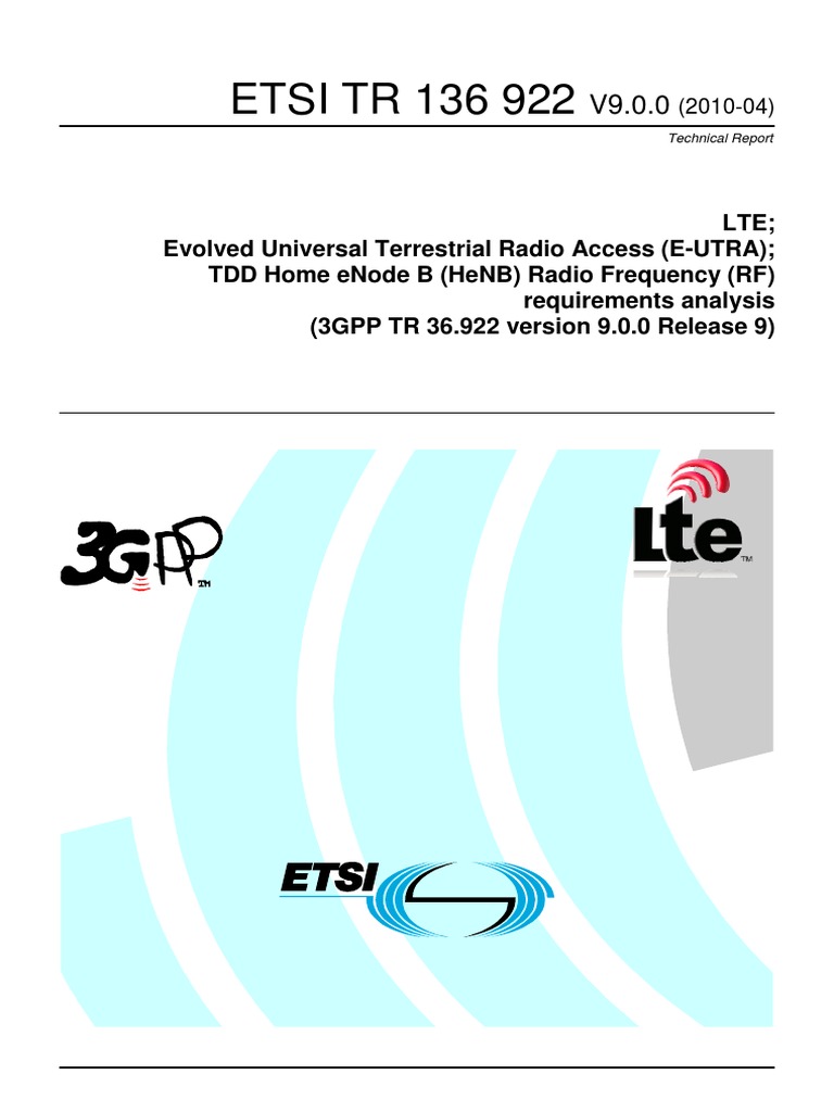 Plugin-Tr - RF Module | PDF | 3 Gpp | Lte (Telecommunication)
