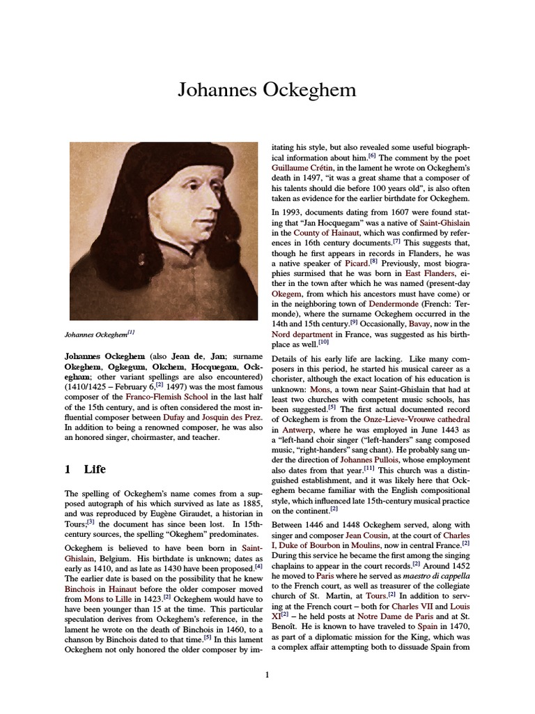 Johannes Ockeghem